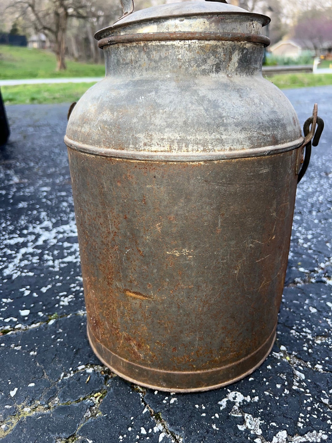 Antique 12qt. Milk/cream Can - Etsy