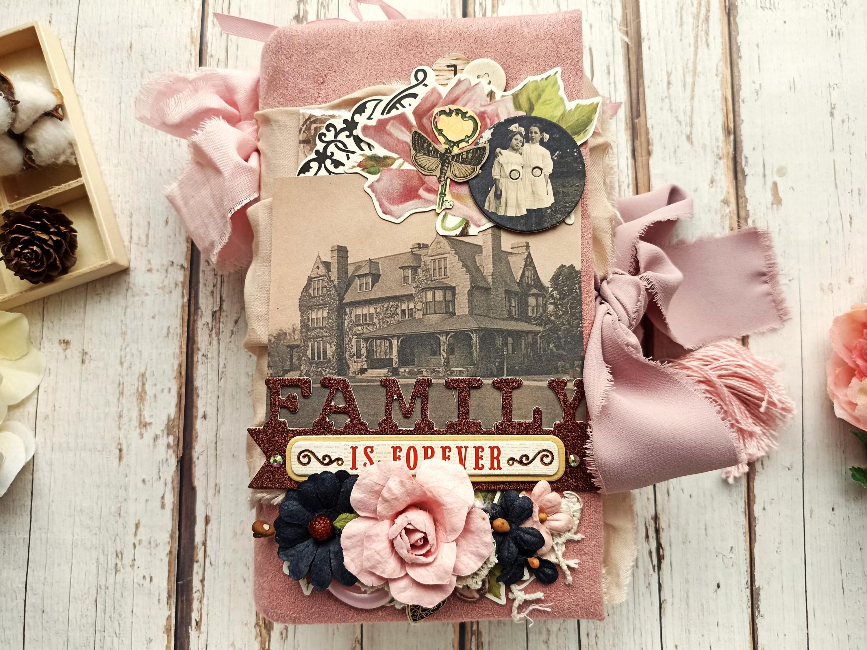 Unique Premade Vintage Door Junk Journal Handmade Large Botanical ...