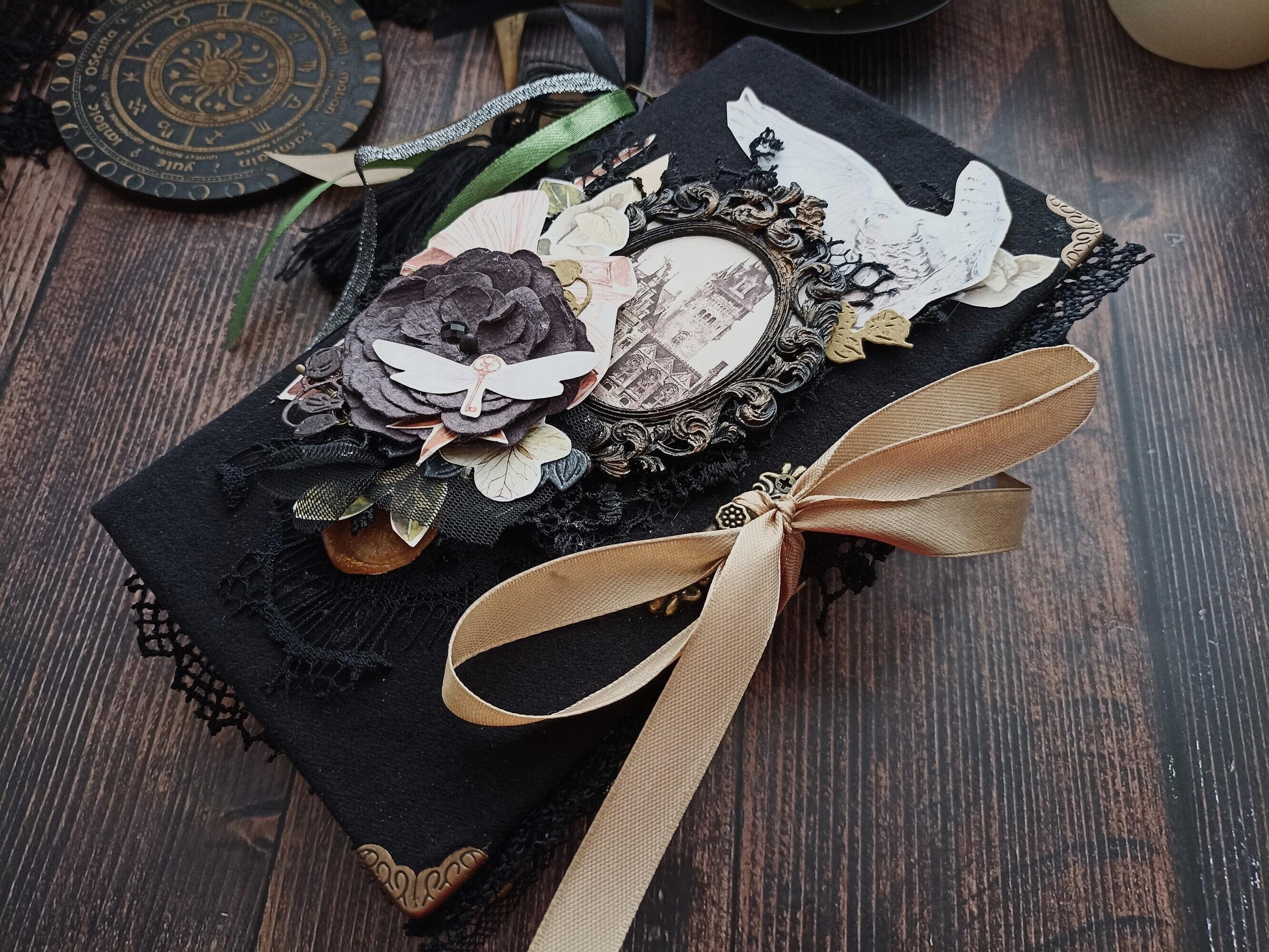 Mystic Halloween Junk Journal for Sale Dark Gothic Spell Grimoire ...