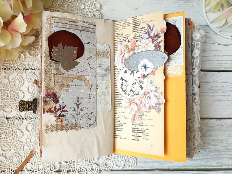 Fall Nature Junk Journal for Sale Botanical Cottage Cozy Life Journal ...