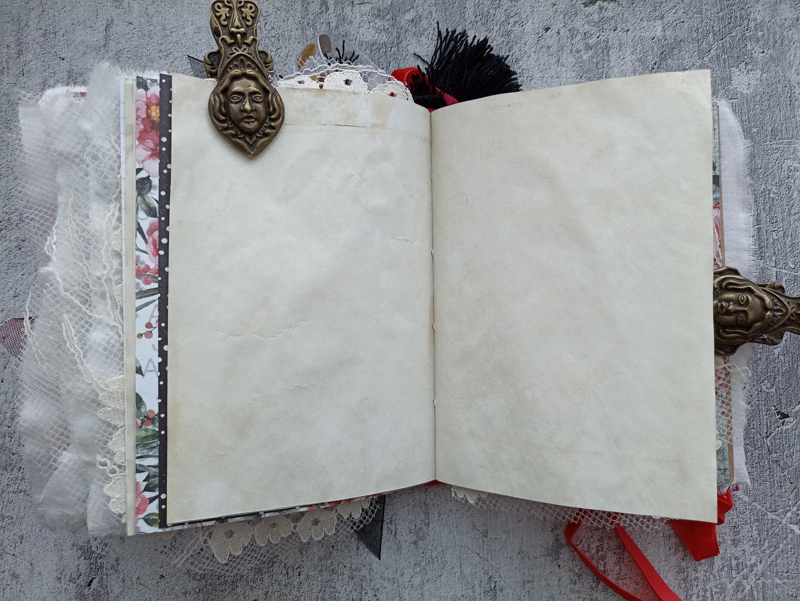Chunky Alice in Wonderland Junk Journal Handmade Blank Dream Journal ...