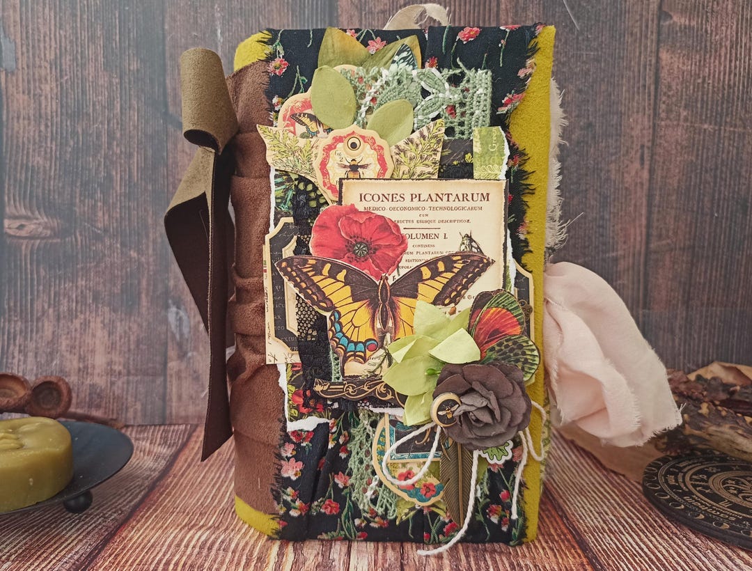 Nature Forest Trail Junk Journal Handmade Botany Wild Mountain Journal ...
