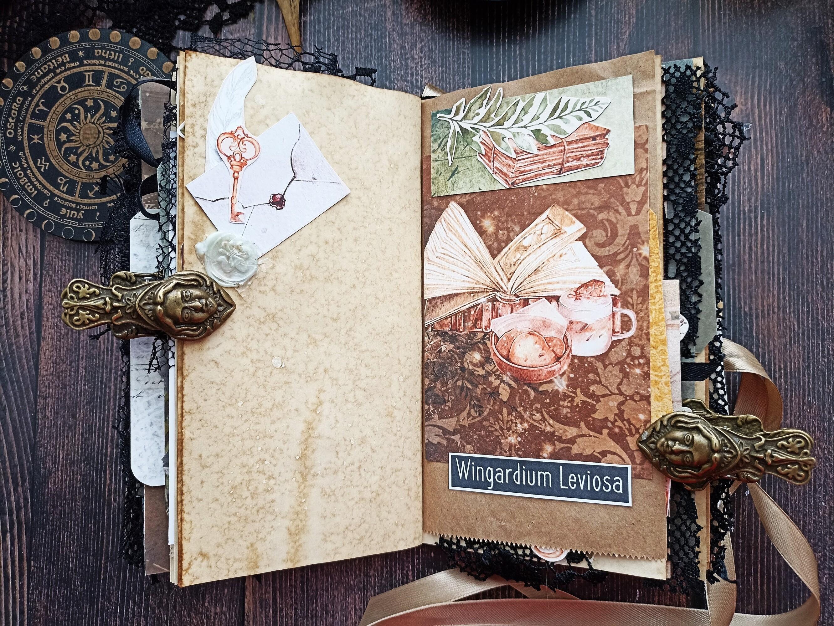 Mystic Halloween Junk Journal for Sale Dark Gothic Spell Grimoire ...