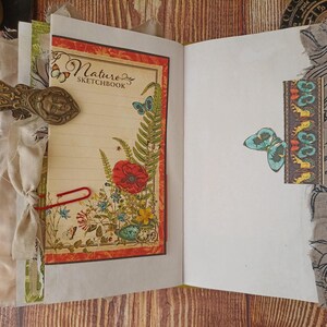 Nature Forest Trail Junk Journal Handmade Botany Wild Mountain Journal ...