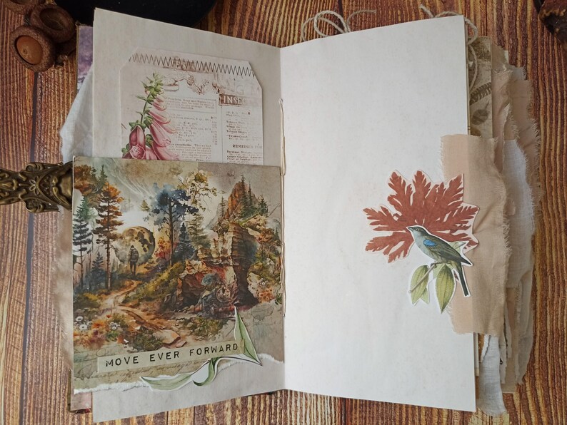 Forest Camping Junk Journal Handmade Wild Nature Mountain Hiking ...