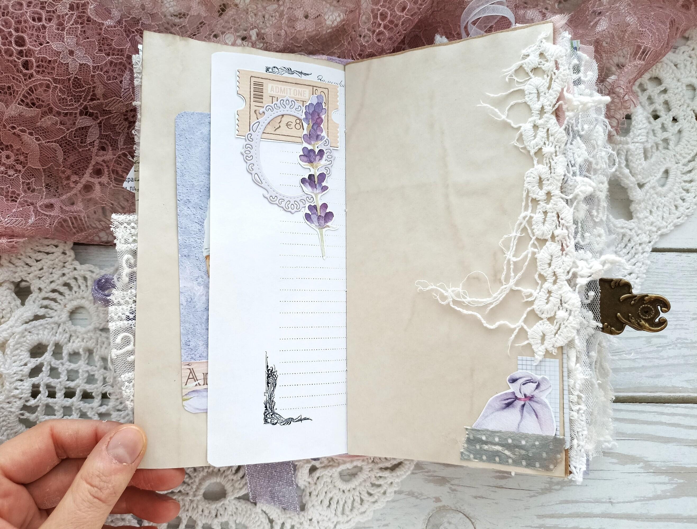 French Cottage Life Junk Journal for Sale Lavender Provance Treasure ...