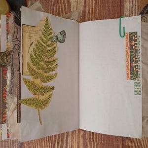 Nature Forest Trail Junk Journal Handmade Botany Wild Mountain Journal ...