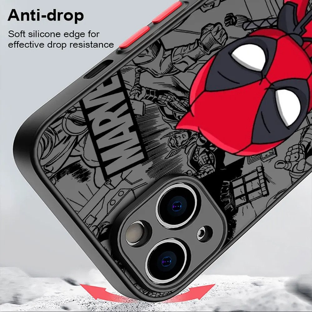 Superhero Cartoon Movie iPhone Case Phone Cover for iPhone 15 14 13 12 ...