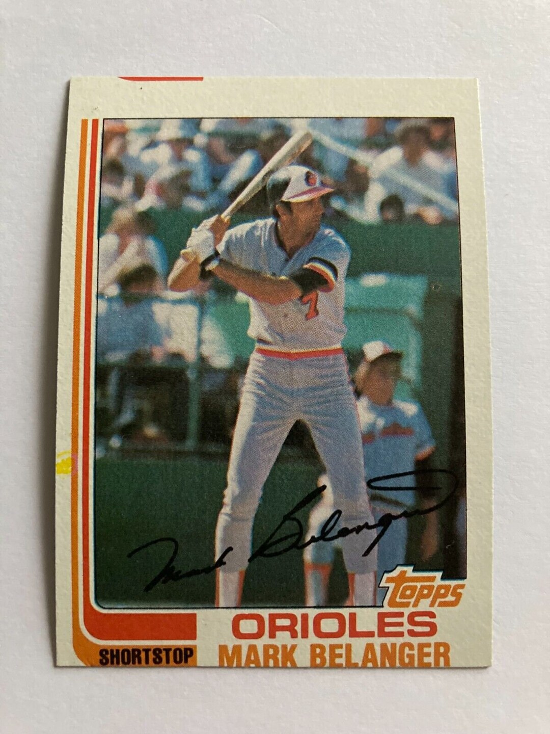 1982 Topps Mark Belanger, Bob Horner MISCUT MISPRINTS CARDS #776 & 145 ...