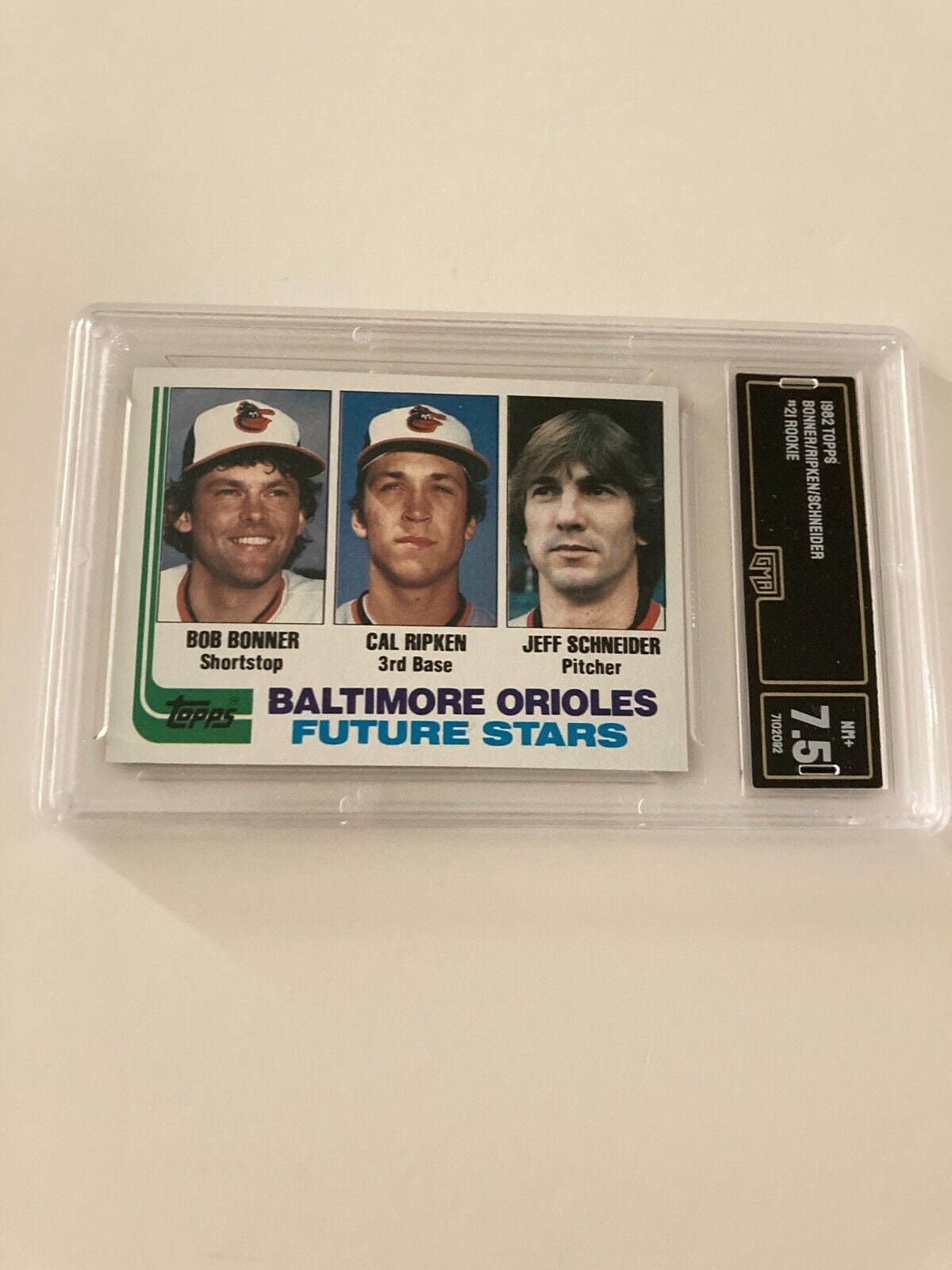 Future Stars, Cal Ripken Jr. Baltimore Orioles1982 Topps GMA-7.5 NR-MT ...
