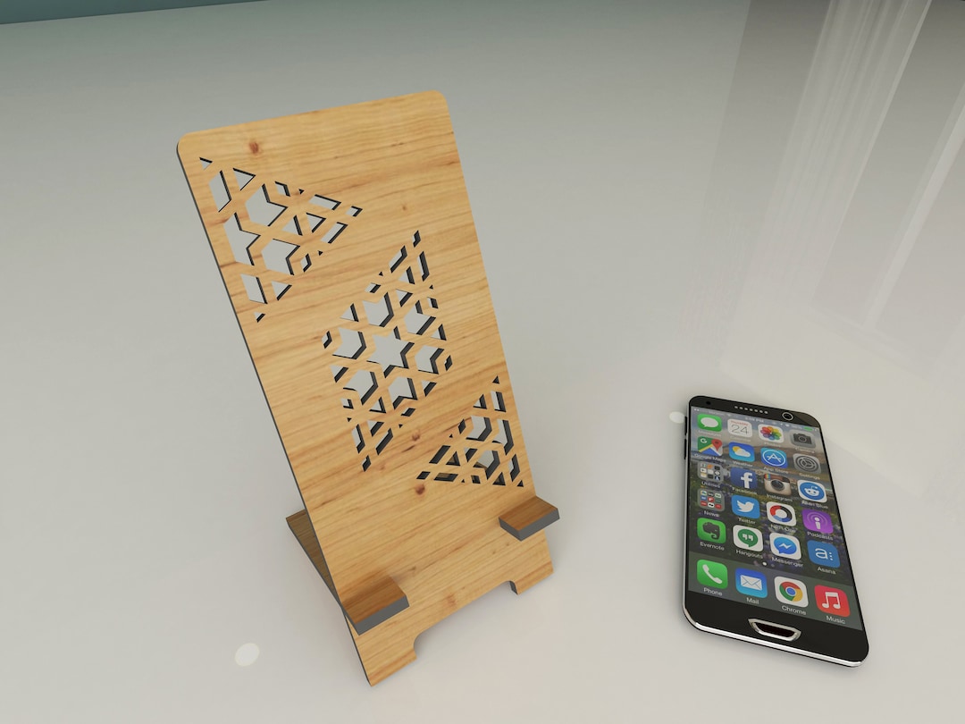 Phone Stand - Pdf, SVG, Dwg, Cdr, Dxf Laser Cut Files -- INSTANT ...
