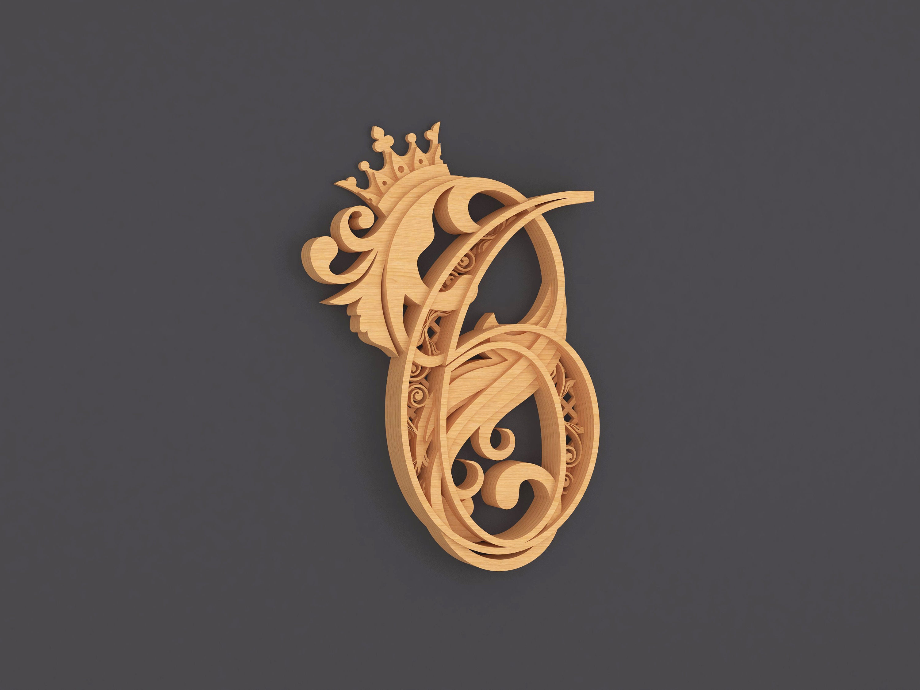 Layered Number 6, DXF, Digital Download, Wall Art Multilayer Number ...