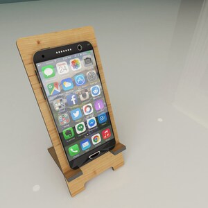 Phone Stand - Pdf, SVG, Dwg, Cdr, Dxf Laser Cut Files -- INSTANT ...