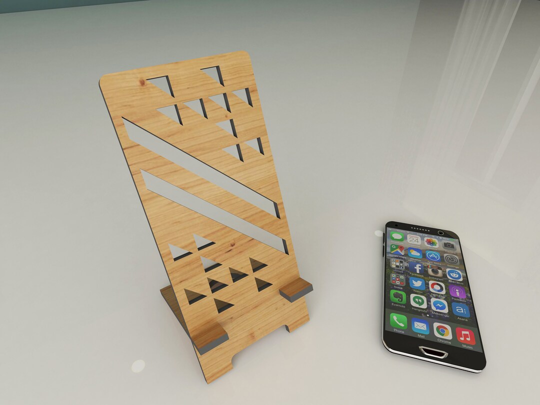 Phone Stand - Pdf, SVG, Dwg, Cdr, Dxf Laser Cut Files -- INSTANT ...