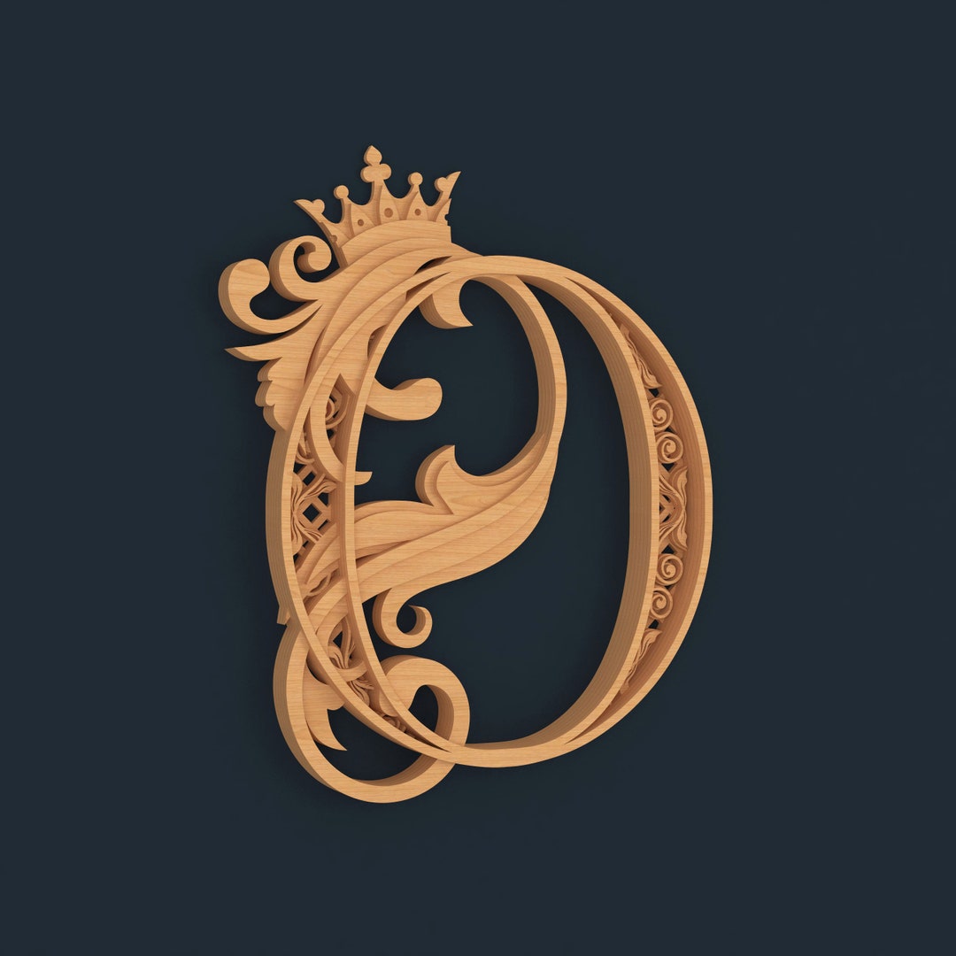 Layered Letter O, DXF, Digital Download, Wall Art Multilayer Letter ...