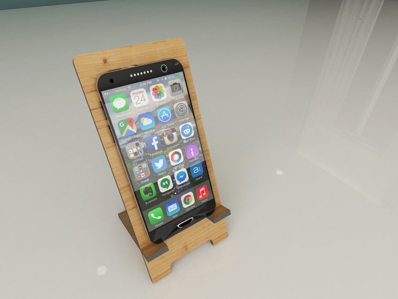 Phone Stand Pdf, SVG, Dwg, Cdr, Dxf Laser Cut Files INSTANT DOWNLOAD ...