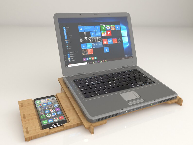 Laptop Stand CDR Laser Cut, Cnc Cutter Organizer, Dxf Laser Cut ...