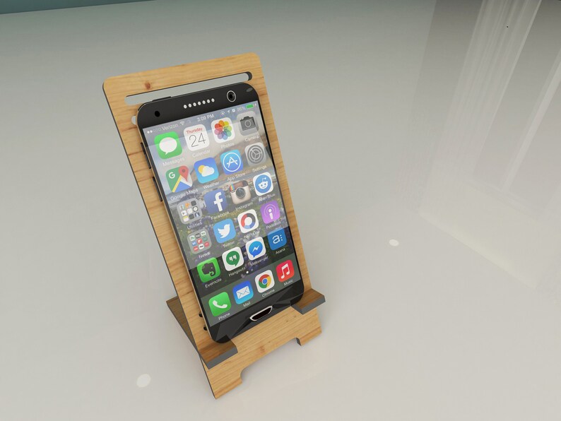 Phone Stand Pdf SVG Dwg Cdr Dxf Laser Cut Files - Etsy
