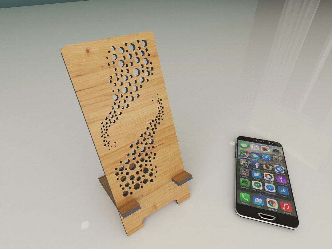 Phone Stand - Pdf, SVG, Dwg, Cdr, Dxf Laser Cut Files -- INSTANT ...