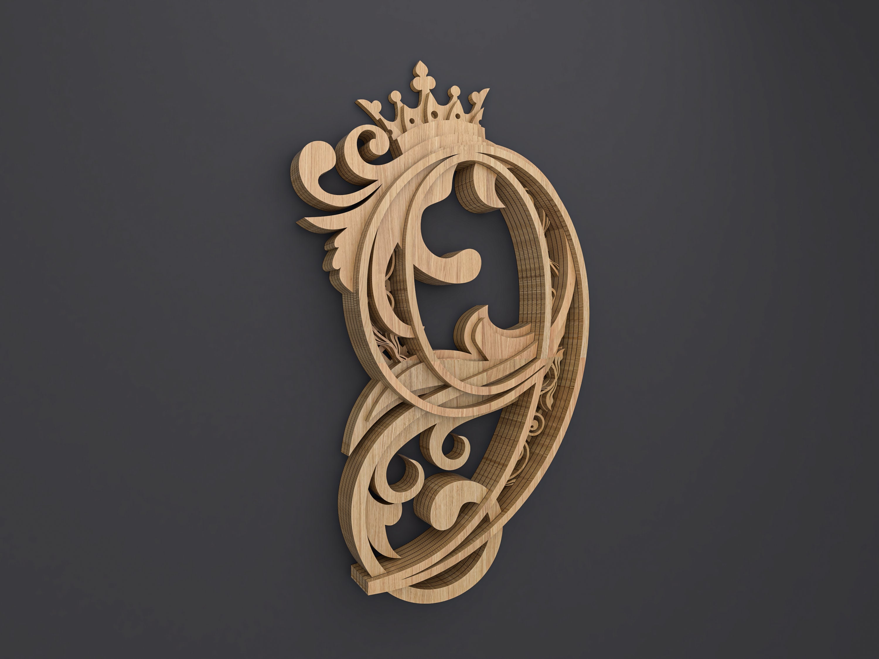 Layered Number 9 DXF Digital Download Wall Art Multilayer - Etsy