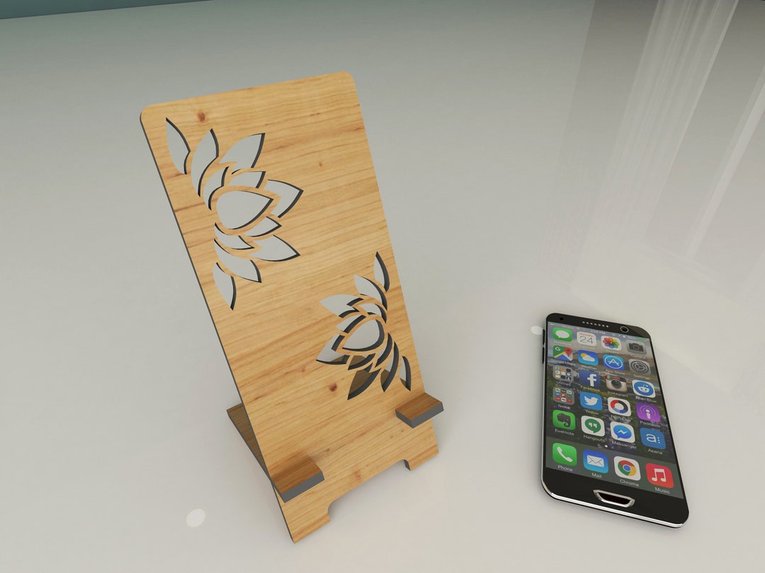 Phone Stand - Pdf, SVG, Dwg, Cdr, Dxf Laser Cut Files -- INSTANT ...