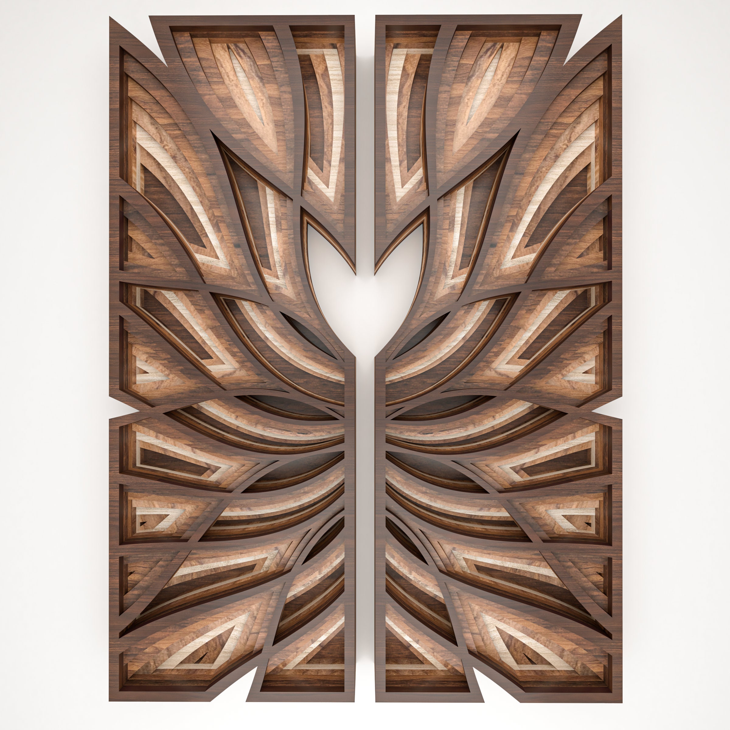 Large 07 Layer Multilayer Template Vector File for Laser - Etsy