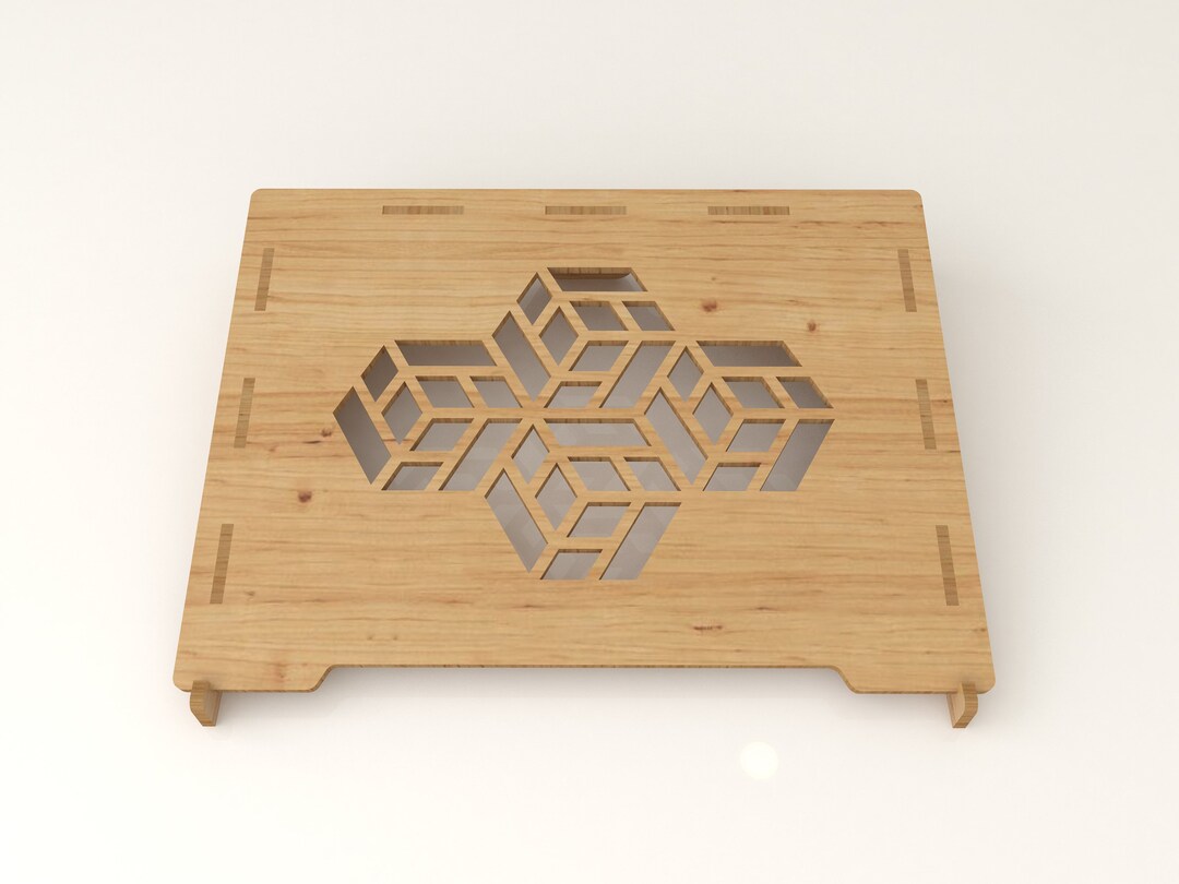 Laptop Stand CDR Laser Cut, Cnc Cutter Organizer, Dxf Laser Cut ...