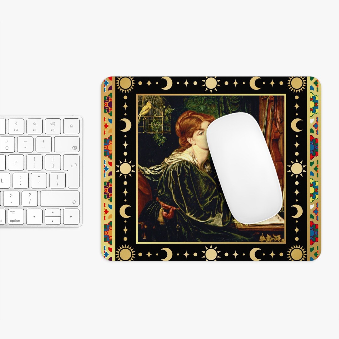 Classic Pre-raphaelite Art Rectangular Mouse Mat S.F. Remastered ...
