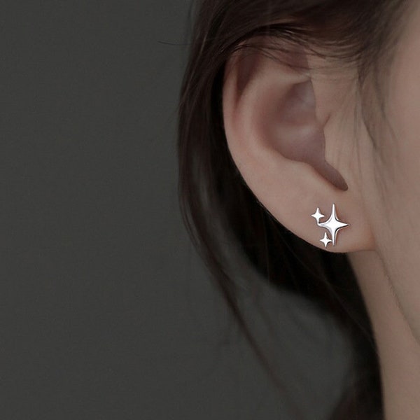 Star Stud Earrings - Etsy