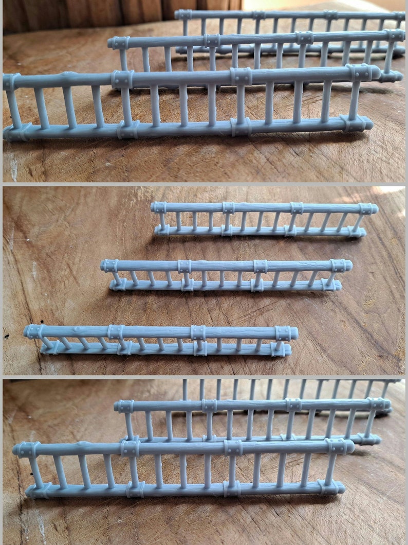 Ladder, Stepladder, Steps, Wood Effect, Terrain, Scenery, Miniature ...