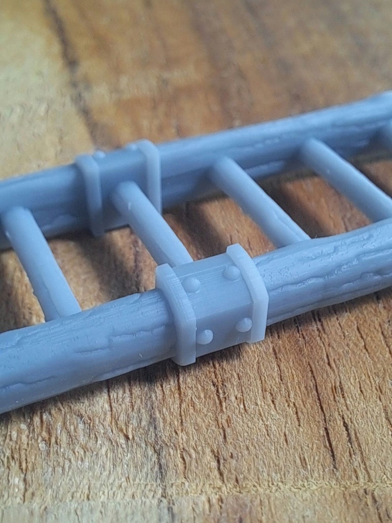 Ladder, Stepladder, Steps, Wood Effect, Terrain, Scenery, Miniature ...