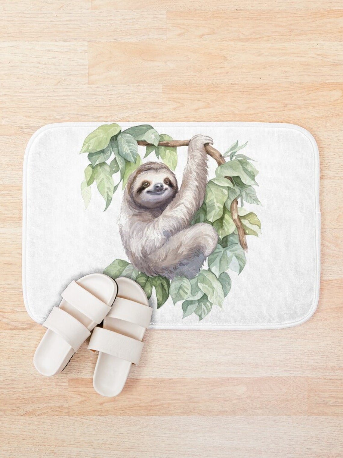Watercolor Sloth Clipart 6 High-quality PNG SVG Files 300 - Etsy