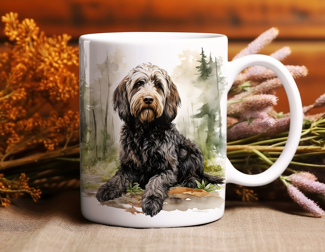 Labradoodle Mug, Labradoodle Lover Gift, Fall Dog Mug, Autumn Coffee ...
