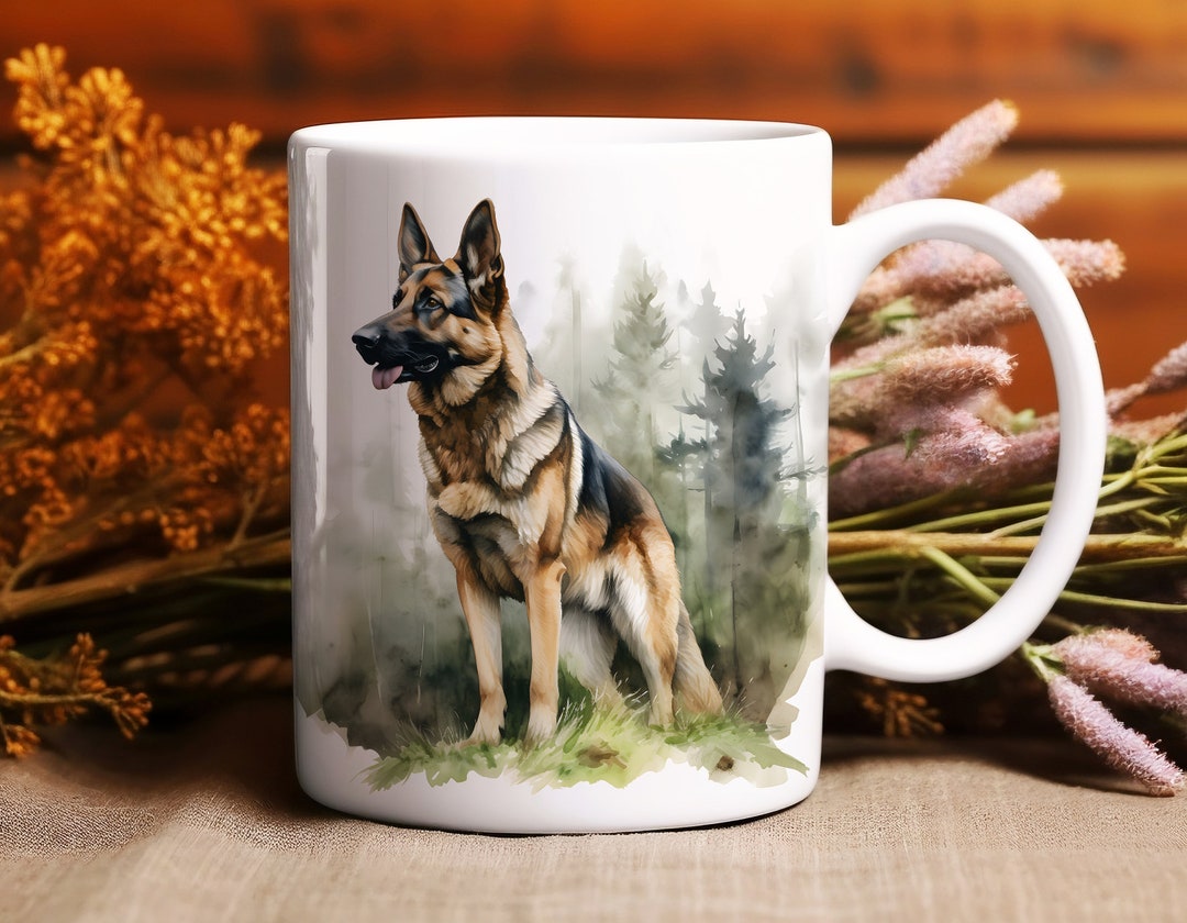 German Shepherd Mug German Shepherd Lover Gift Fall Dog Mug - Etsy