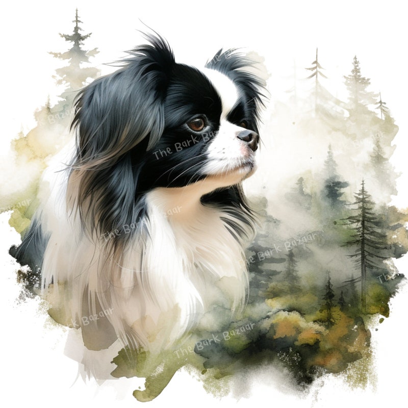 Japanese Chin Print - Etsy
