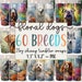 Dog Portraits Clipart Mega Bundle, Watercolor Dog Breed Sublimation ...