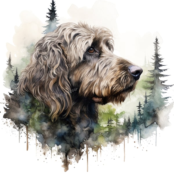Labradoodle Dog Stl File - Etsy