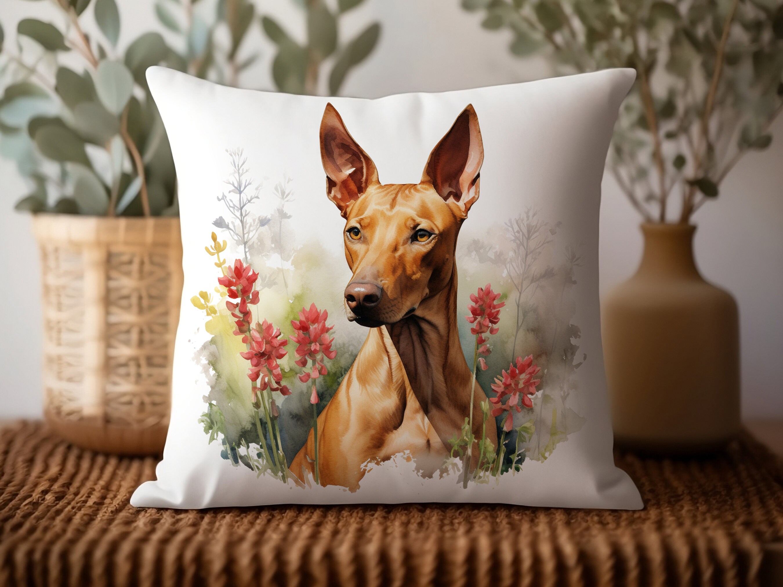 Watercolor Pharaoh Hound Clipart Bundle 10 High Quality JPG - Etsy