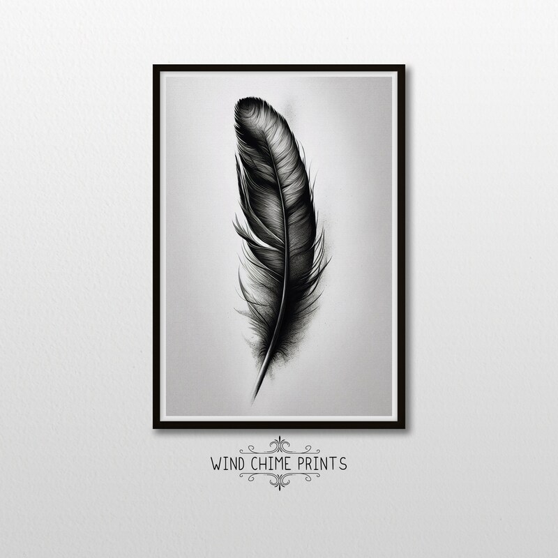 Large Feather Art - Etsy