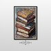 Rustic Stack of Books Still Life Painting / Warm Tones / Vintage Still ...
