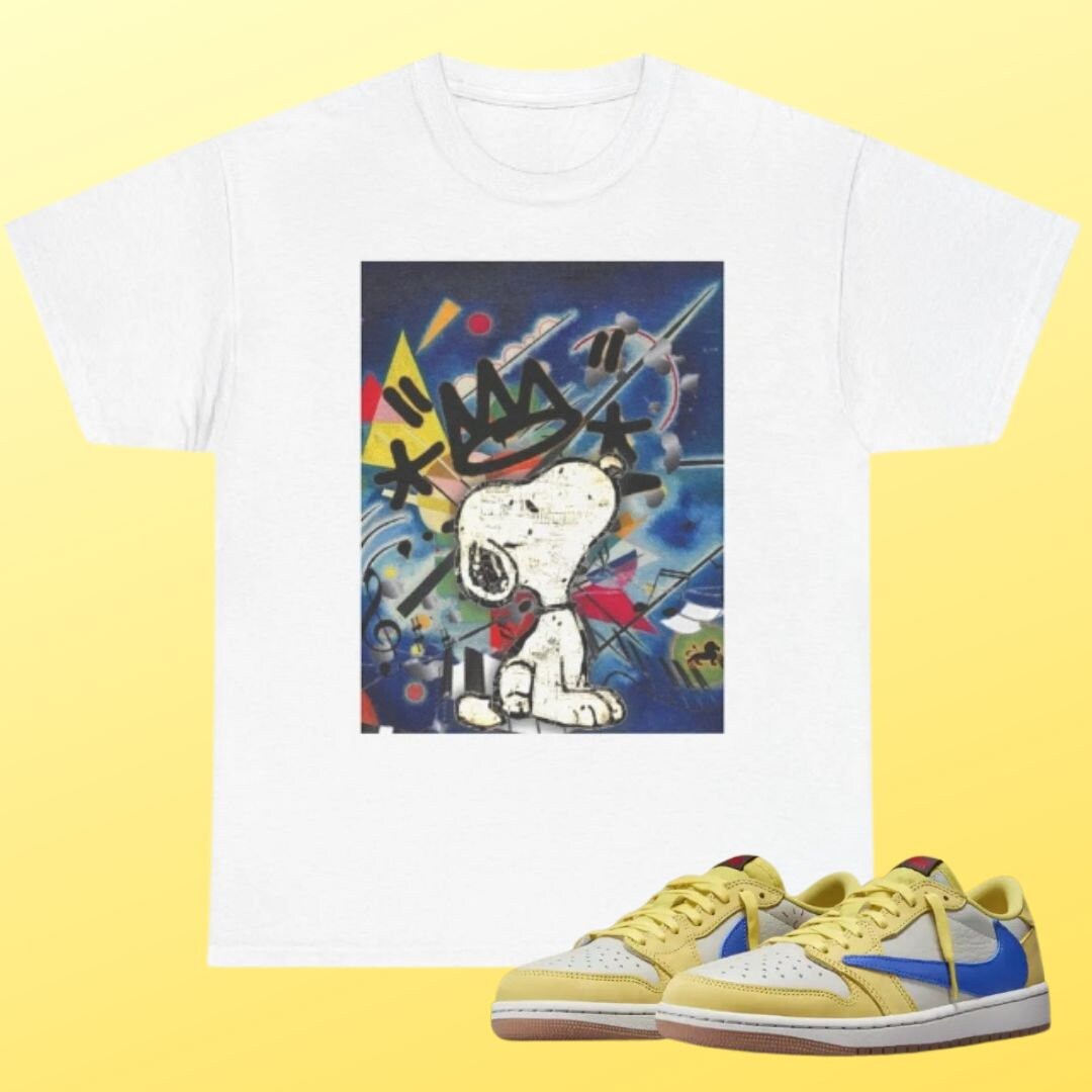Snoopy Crown Graphic Tee: Unisex Heavy Cotton Shirt - Etsy