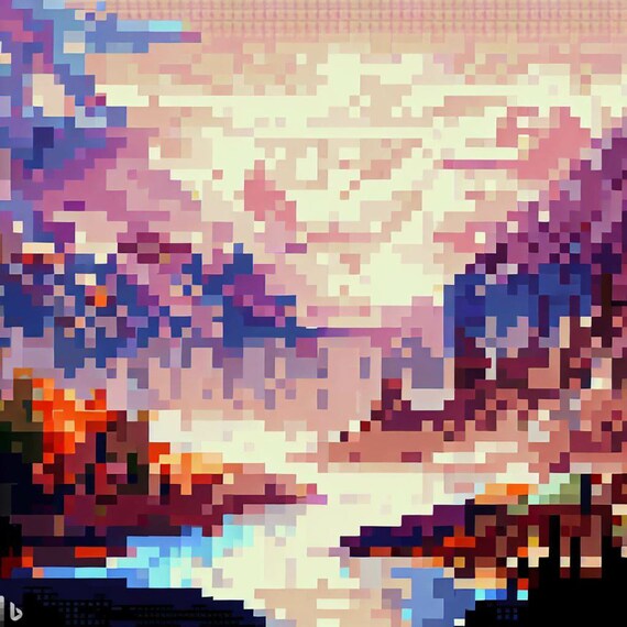 8 Bit Landscape