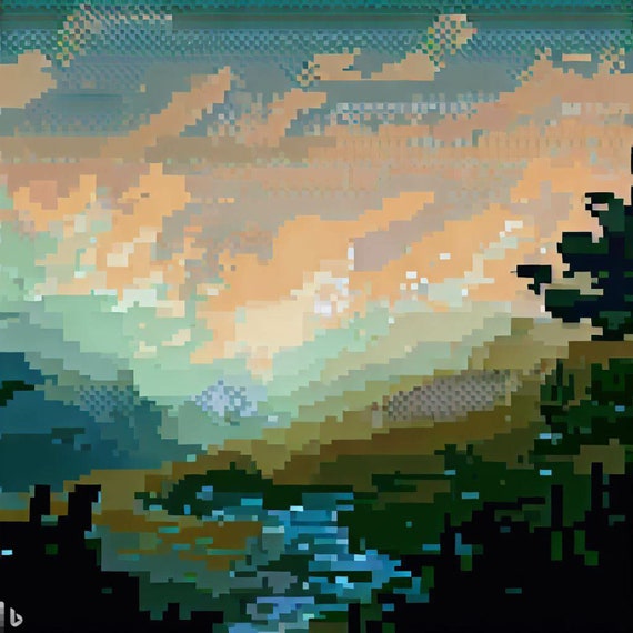 8 Bit Landscape
