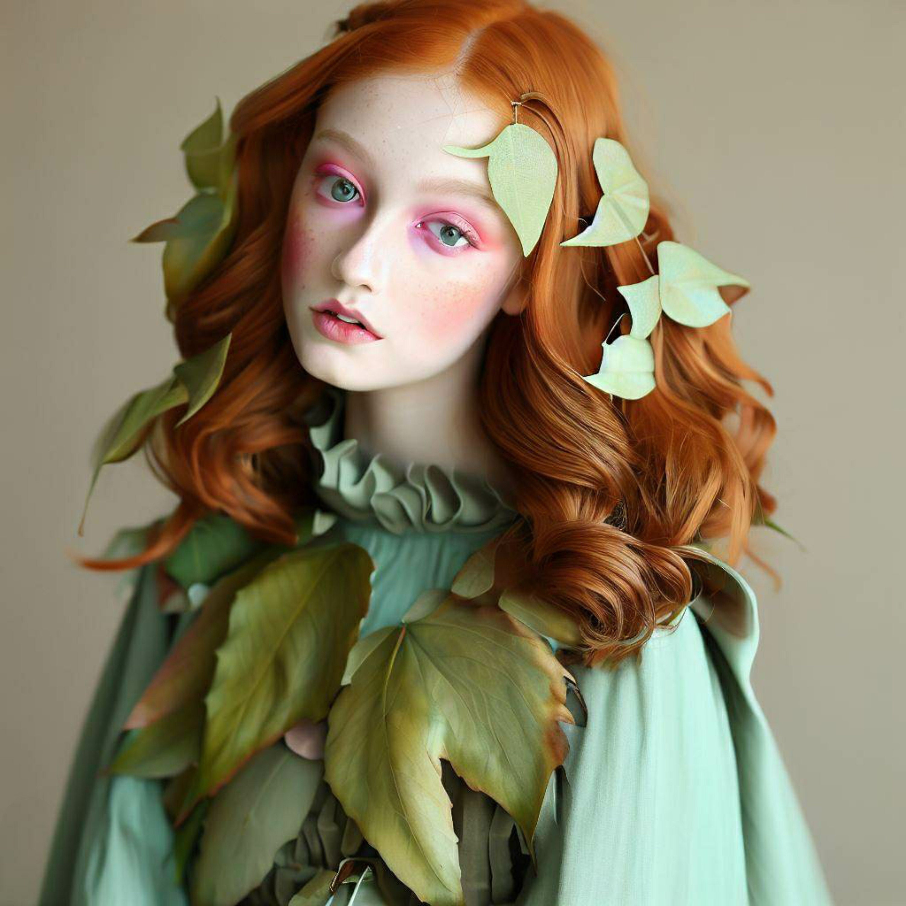 Jolene Breaks Through the 4th Wall Wall Art, Redhead Digital Print, Ai ...