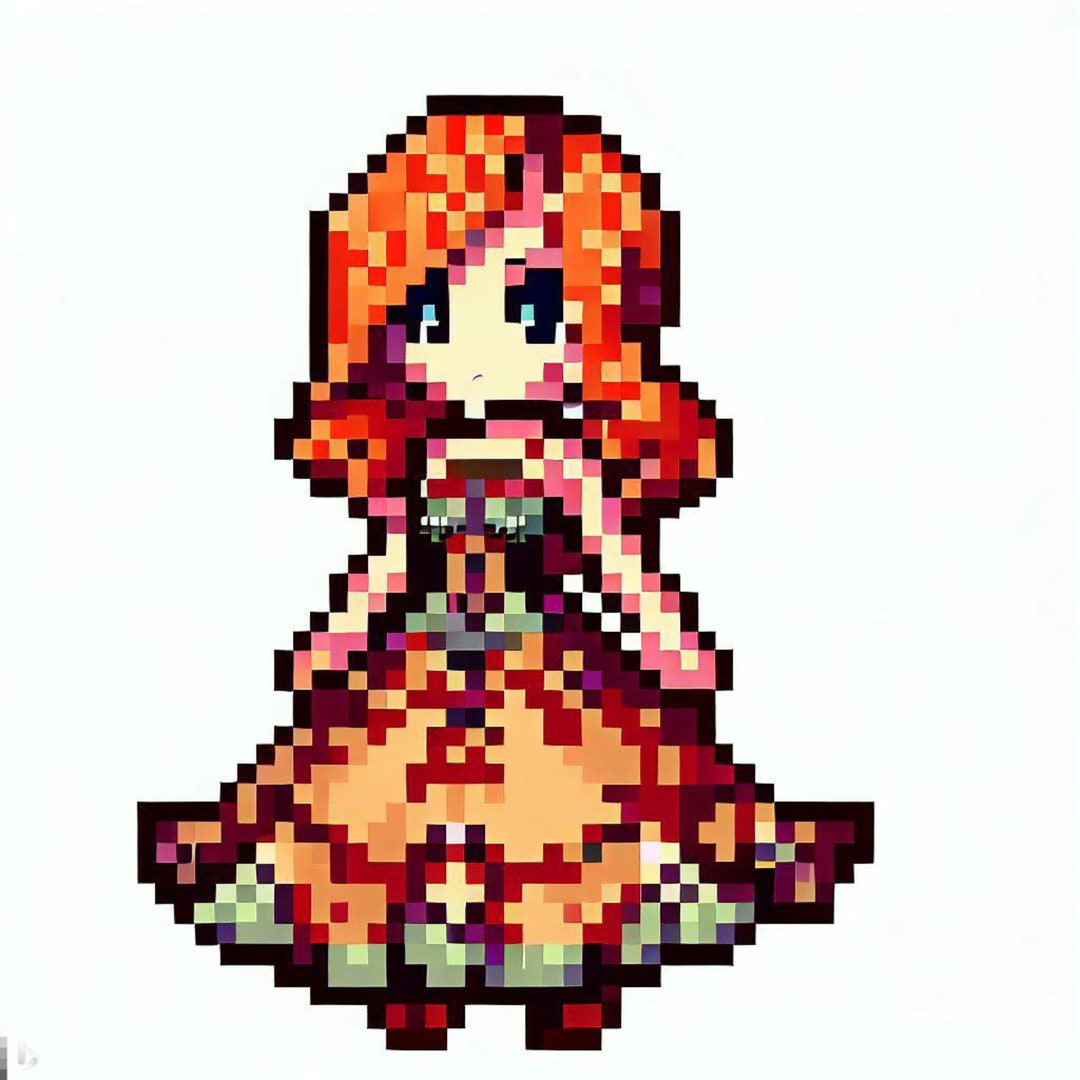 Cute Pixel Sprites 8 Bit, Digital Poster, Wallartpixelstore, Custom Ai ...