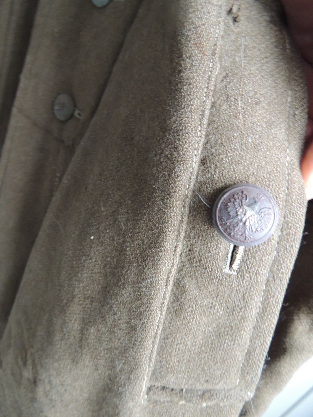 WW2 Polish Army Wool Overcoat Jacket Tunic - Etsy