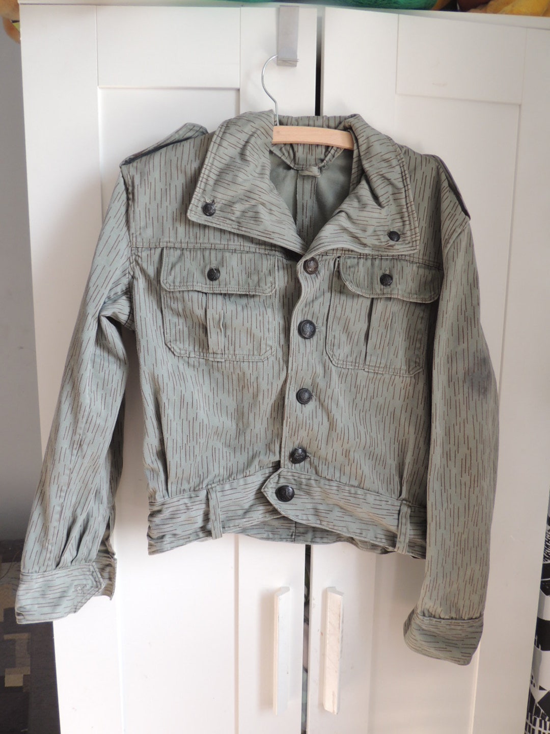 Polish Army 1950ies Camo Wrap Jacket Tunic Camouflage - Etsy