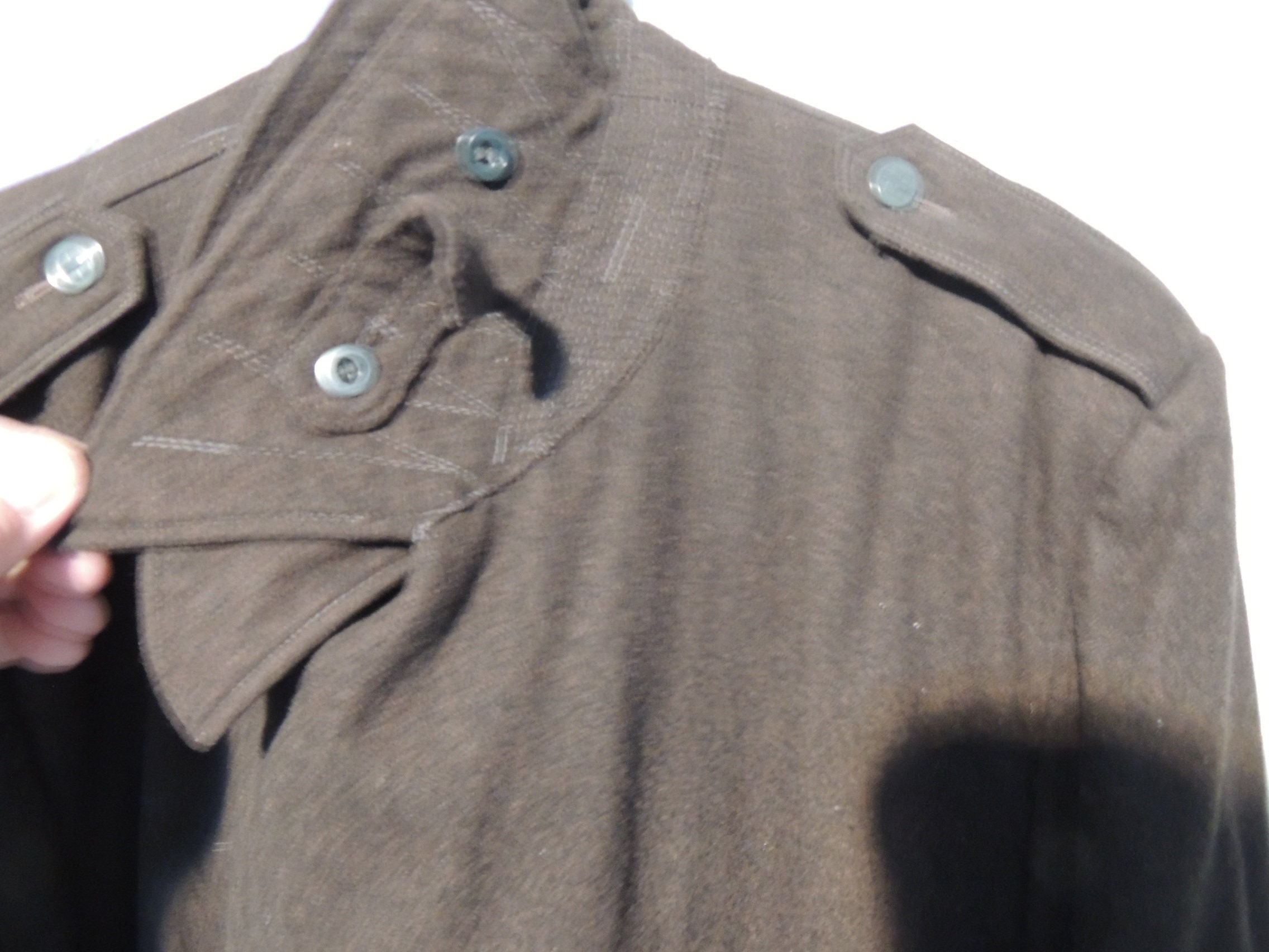 Vintage Swiss Military Army Wool Jacket Coat Tunic Size Medium - Etsy