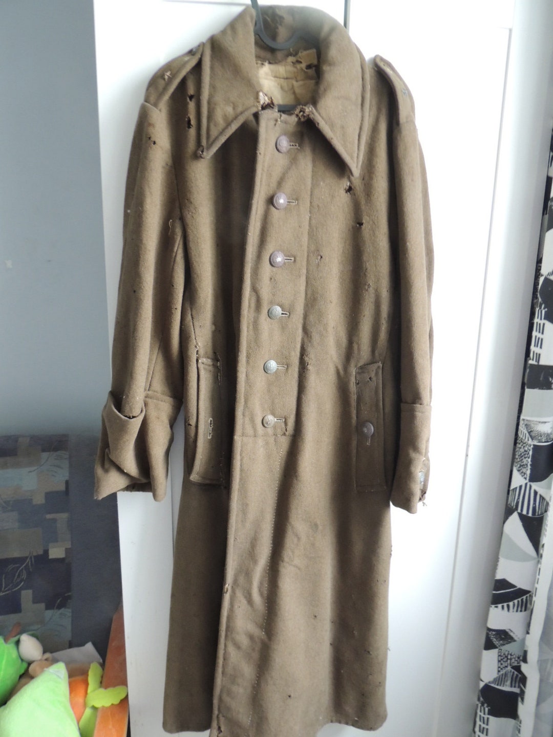 WW2 Polish Army Wool Overcoat Jacket Tunic - Etsy