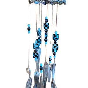 Silverware Wind Chime Silverplate Cutlery Vintage Candy Dish Chime With ...